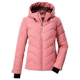 Skijacke Killtec "KSW 31 WMN SKI QLTD JCKT", Herren, Gr. 40, rosa (hellpink), Obermaterial: 100% Polyester;Futter: 100% Polyester;F&uuml;llung: 100% Polyester, Jacken Skijacke, Winddichte, wasserabweisende Skijacke mit Daunenoptik und Schneefang