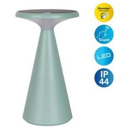 N&auml;ve N&Auml;VE LED Tischleuchte "Palu", gr&uuml;n (mint), 1, &Oslash; 11,5cm H: 20cm, 1 Stk., Leuchten, Solar-/Akkubetrieb, Touch, Dimmbar, Memory, USB-C-Ladekabel, warmwei&szlig;, LED Tischleuchte