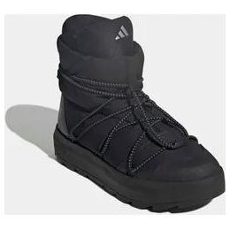Sneaker Adidas SPORTSWEAR "Adidas X MOON BOOT ACE MID", Herren, Gr. 41, core schwarz, core schwarz, matte silber, Synthetik, Textil, Schuhe Sneaker