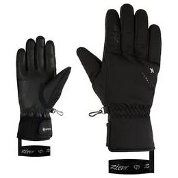 Skihandschuhe Ziener "KAINOA-Z GTX glove lady", Damen, Gr. 6,5, schwarz, Materialmix, Handschuhe