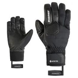 Skihandschuhe Ziener "GINOS-Z GTX PR glove man", Damen, Gr. 7.5, schwarz, Materialmix, Handschuhe