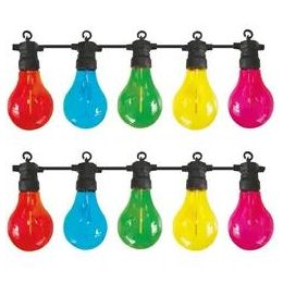Luxform Lichterkette "24V-Lichterkette Maui - mit 10x farbigen LED", bunt (multicolor), Lichterketten, &Uuml;berall aufh&auml;ngbar, drinnen und drau&szlig;en, Lichterkette