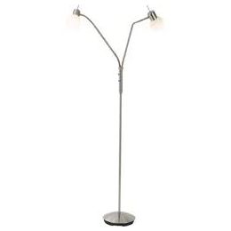NOWA Stehlampe "LOXY", nickel matt, 1 Stk., Leuchten, Stehleuchte/Wohnzimmer/Schlafzimmer/Flur, Stehlampe