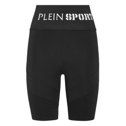 Plein Sport Leggings Damen Gr&ouml;&szlig;e 4XL schwarz / wei&szlig;