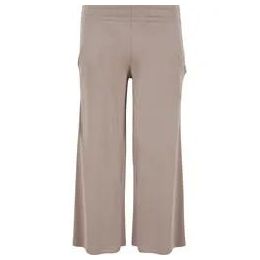 Stoffhose Urban Classics "Urban Classics Damen Girls Modal Culotte", M&auml;dchen, Gr. 122/128, Normalgr&ouml;&szlig;en, duskrose, 77% Modal, 23% Polyester, unifarben, relaxed fit, Hosen Stoffhose