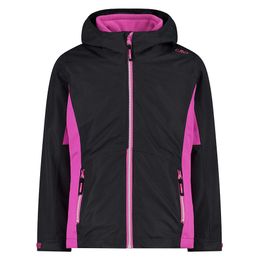 CMP 3in1-Funktionsjacke in Schwarz/ Pink - 44% | Gr&ouml;&szlig;e 176 | Kinderjacken