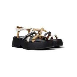 Camper Leder-Sandaletten "Tasha" in Schwarz - 53% | Gr&ouml;&szlig;e 38 | Damen-sandalen