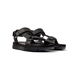Camper Leder-Sandalen "Oruga" in Schwarz - 52% | Gr&ouml;&szlig;e 43 | Damen-sandalen