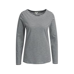 Milano Italy Longsleeve in Schwarz/ Wei&szlig; - 60% | Gr&ouml;&szlig;e XL | Damen-tops