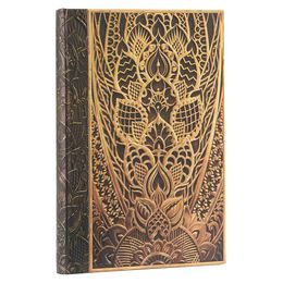 Paperblanks Liniertes Notizbuch ''Das Chanin-Hochhaus'' in Schwarz/ Gold - (B)12 x (H)18 cm - 54% | Buero-schulbedarf