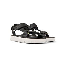 Camper Leder-Sandalen "Oruga" in Schwarz - 50% | Gr&ouml;&szlig;e 40 | Damen-sandalen