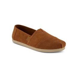 Toms Shoes TOMS Leder-Slipper in Hellbraun - 53% | Gr&ouml;&szlig;e 44 | Herren-schuhe-halbschuhe