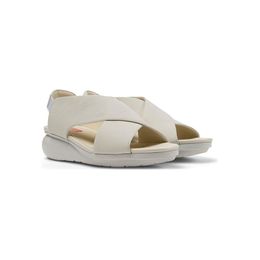 Camper Leder-Sandaletten in Wei&szlig; - 49% | Gr&ouml;&szlig;e 42 | Damen-sandalen