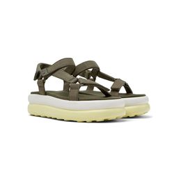 Camper Sandaletten "Pelotas Flota" in Khaki - 50% | Gr&ouml;&szlig;e 36 | Damen-sandalen