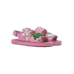 Camper Leder-Sandalen "Miko" in Rosa - 54% | Gr&ouml;&szlig;e 34 | Kindersandalen