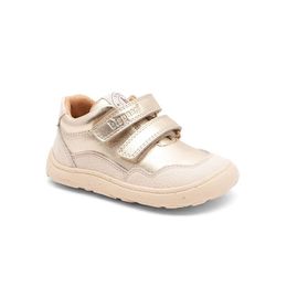 bisgaard Leder-Barfu&szlig;schuhe "Morten" in Creme/ Gold - 51% | Gr&ouml;&szlig;e 24 | Lauflernschuhe