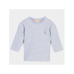 Sophie la Girafe Longsleeve in Wei&szlig;/ Hellblau - 55% | Gr&ouml;&szlig;e 68 | Baby-langarmshirts