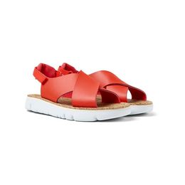 Camper Leder-Sandalen in Rot - 51% | Gr&ouml;&szlig;e 36 | Damen-sandalen