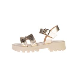 lamino Leder-Sandalen in Gold - 58% | Gr&ouml;&szlig;e 38 | Kindersandalen