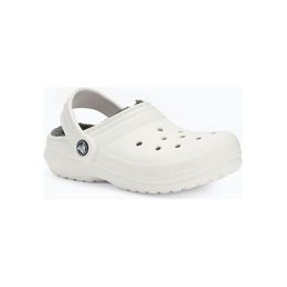 Crocs Crocs "Classic Lined" in Wei&szlig;/ Grau - 26% | Gr&ouml;&szlig;e 28/29 | Clogs-pantoletten-kinder