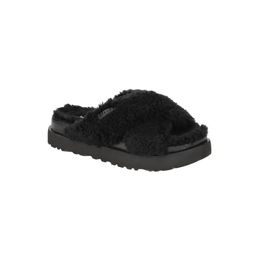 UGG Australia UGG Pantolette 'UGG FUZZ SUGAR CROSS SLIDE Pantolette schwarz 1120860' Damen Gr&ouml;&szlig;e 38 schwarz
