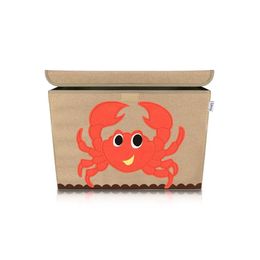Lifeney Aufbewahrungsbox "Krabbe" in Hellbraun/ Orange - (B)51 x (H)36 x (T)36 cm - 55% | Kisten-koerbe
