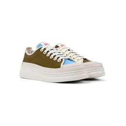 Camper Sneakers "Runner" in Khaki/ Hellblau - 52% | Gr&ouml;&szlig;e 37 | Damen-sneakers
