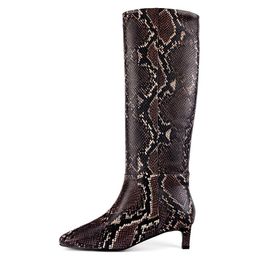 loft37 Leder-Stiefel in Braun - 59% | Gr&ouml;&szlig;e 36 | Damen-stiefel