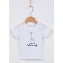 Sophie la Girafe Shirt in Wei&szlig; - 58% | Gr&ouml;&szlig;e 74 | Baby-shirts