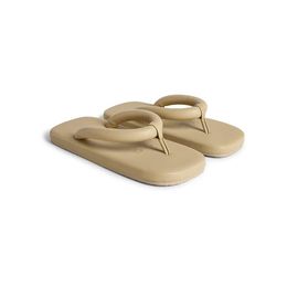 Camper Leder-Zehentrenner in Beige - 65% | Gr&ouml;&szlig;e 39 | Damen-sandalen