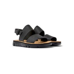 Camper Leder-Sandalen in Schwarz - 53% | Gr&ouml;&szlig;e 39 | Damen-sandalen