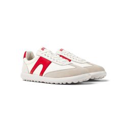 Camper Leder-Sneakers in Wei&szlig;/ Rot - 50% | Gr&ouml;&szlig;e 37 | Damen-sneakers