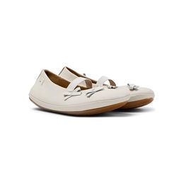 Camper Leder-Spangenballerinas "Right" in Creme - 55% | Gr&ouml;&szlig;e 32 | Kinderballerinas