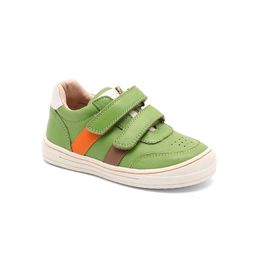 bisgaard Leder-Sneakers "Peter" in Gr&uuml;n - 44% | Gr&ouml;&szlig;e 29 | Babysneakers