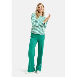 Smith & Soul Smith & Soul Longsleeve in Gr&uuml;n/ Wei&szlig; - 58% | Gr&ouml;&szlig;e M | Damen-tops