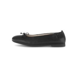 Gabor Leder-Ballerinas in Schwarz - 38% | Gr&ouml;&szlig;e 37 | Damen-ballerinas