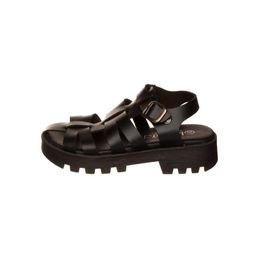 lamino Leder-Sandalen in Schwarz - 58% | Gr&ouml;&szlig;e 34 | Kindersandalen