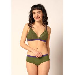 Skiny B&uuml;gelloser BH in Khaki - 73% | Gr&ouml;&szlig;e 75C | Damen-bhs