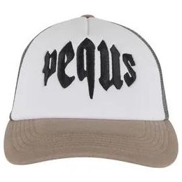 Trucker Cap PEQUS "PEQUS PEQUS Mythic Logo Cap", Herren, Gr. onesize, beige, 100% Kunststoff, Caps