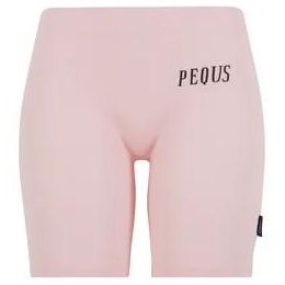 Radlerhose PEQUS "PEQUS PEQUS Logo Biker Shorts rosa", Gr. XS, US-Gr&ouml;&szlig;en, rose, 97% Baumwolle, 3% Elasthan, skinny fit, Hosen Radlerhose