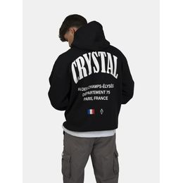 Crystal Paris Sweatshirt 'Champs' male Black size L