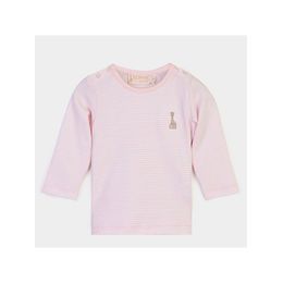 Sophie la Girafe Longsleeve in Wei&szlig;/ Rosa - 55% | Gr&ouml;&szlig;e 80 | Baby-langarmshirts