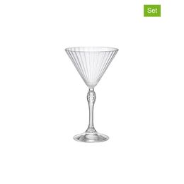 TABLE PASSION 4er-Set: Martinigl&auml;ser ''America'' - 245 ml - 53% | Gedeckter-tisch