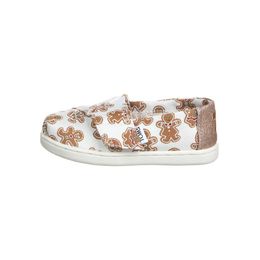 Toms Shoes TOMS Slipper in Wei&szlig;/ Hellbraun - 51% | Gr&ouml;&szlig;e 18,5 | Baby-schnuerschuh