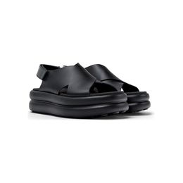 Camper Leder-Sandaletten "Pelotas Flota" in Schwarz - 53% | Gr&ouml;&szlig;e 37 | Damen-sandalen