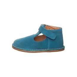 lamino Leder-Barfu&szlig;-Ballerinas in Blau - 55% | Gr&ouml;&szlig;e 24 | Baby-schnuerschuh