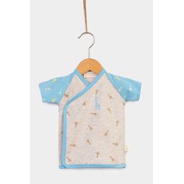 Sophie la Girafe 2tlg. Outfit in Hellblau/ Grau - 60% | Gr&ouml;&szlig;e 56 | Baby-shirts