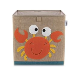 Lifeney Aufbewahrungsbox "Krebs" in Hellbraun/ Orange - (B)33 x (H)33 x (T)33 cm - 42% | Kisten-koerbe
