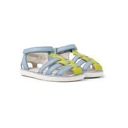 Camper Leder-Halbsandalen in Hellblau/ Gr&uuml;n - 53% | Gr&ouml;&szlig;e 22 | Babysandalen