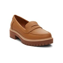 Toms Shoes TOMS Leder-Mokassins in Hellbraun - 53% | Gr&ouml;&szlig;e 43,5 | Damen-schuhe-halbschuhe